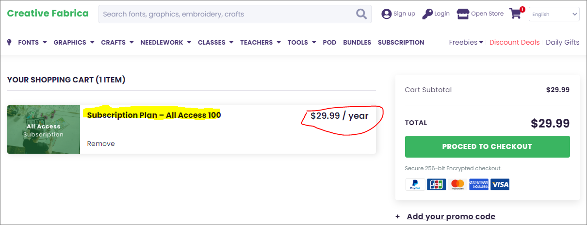 Creative Fabrica Promo Code, Free Trial Plus $1 Subscription! - Low ...