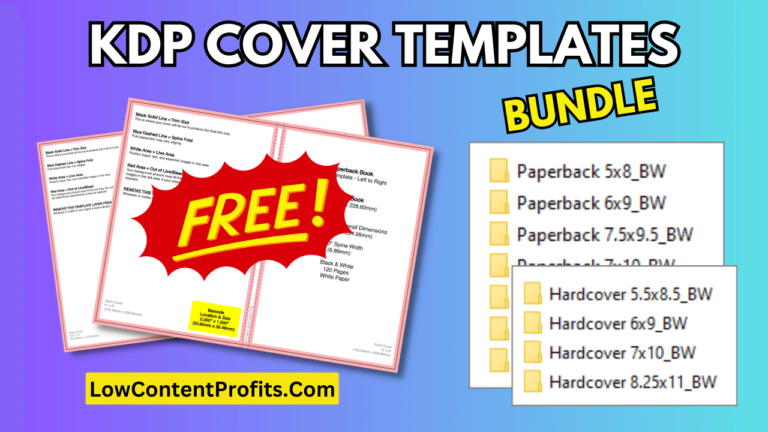 KDP Cover Templates (Paperback + Hardcover): Save Time & Publish Faster ...