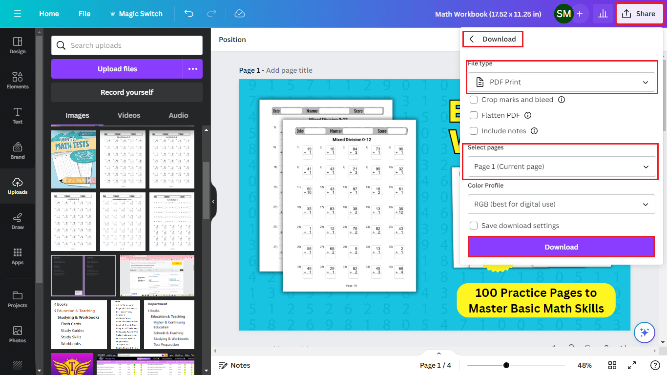 How to Make a Book Cover on Canva (Step-by-Step Guide with Pictures ...