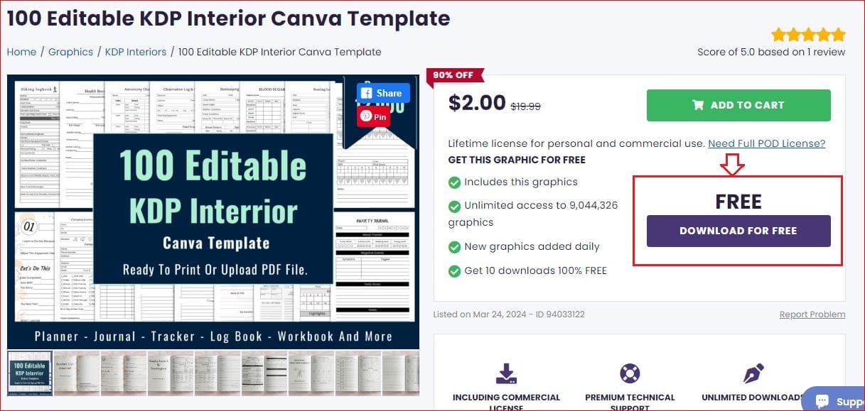Access 100 Editable Kdp Interior Canva Templates Free Low Content
