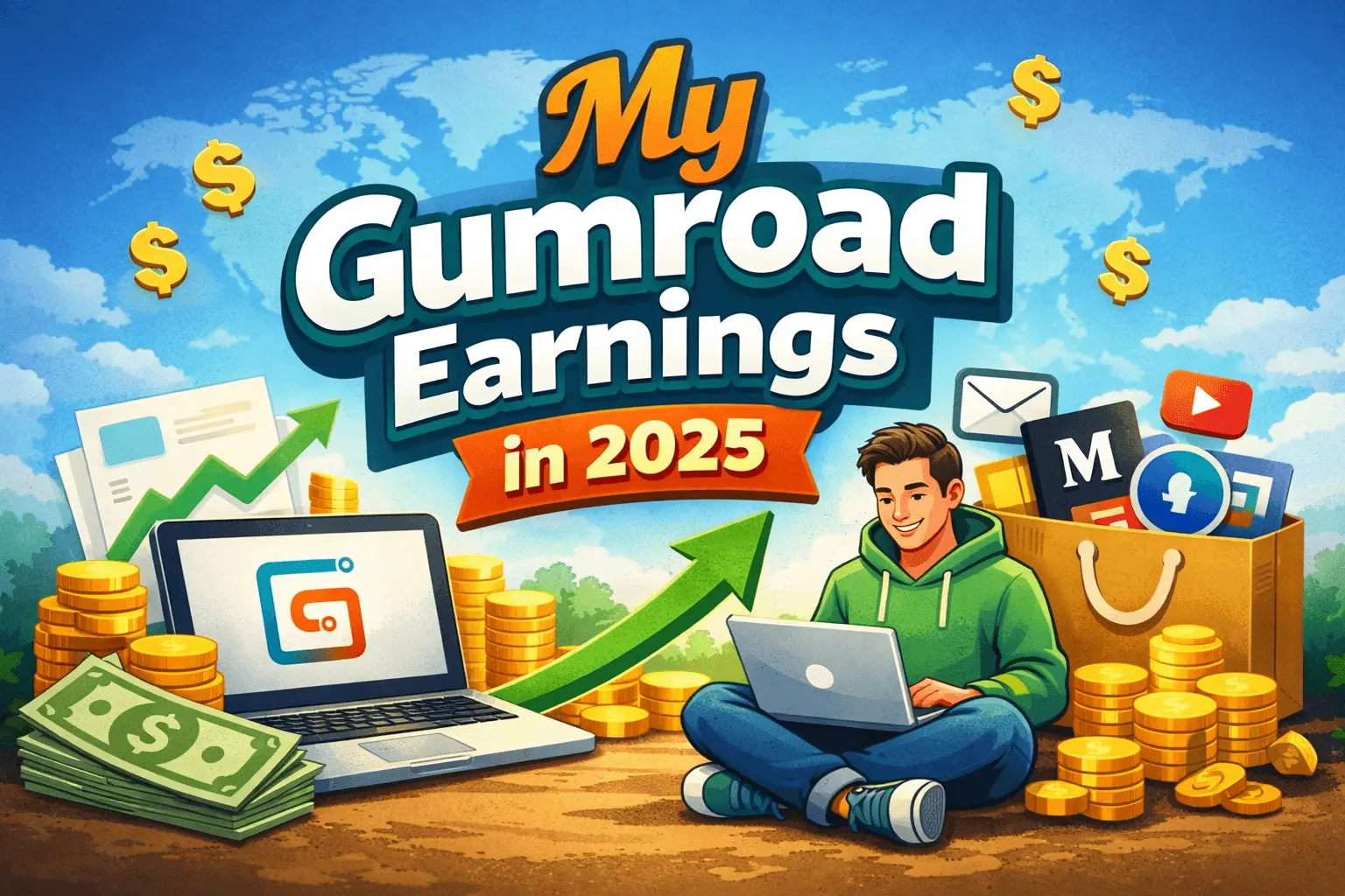 Gumroad Earnings in 2025: Views, Sales, and Income Report - Low Content ...